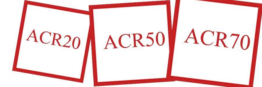 What ACR20, ACR50 and ACR70 means to you
